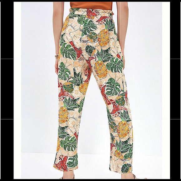 FARM Rio | Pants & Jumpsuits | Farm Rio Anthropologie Mosaic Tapered ...